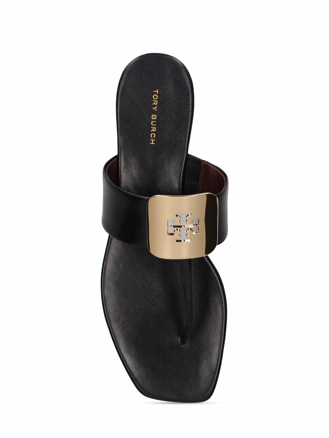 TORY BURCH 10mm Georgia Leather Thong Sandals Tory Burch
