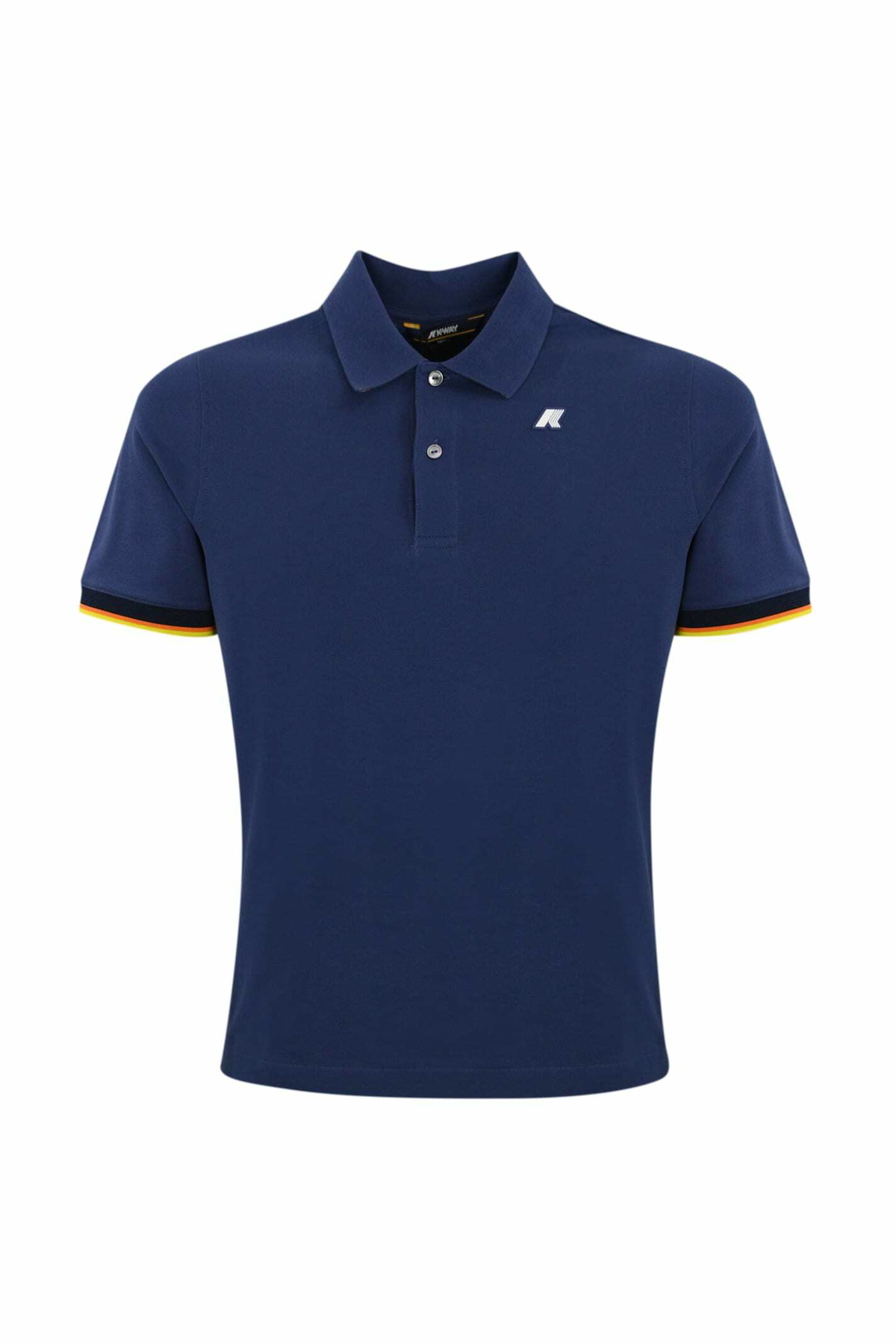 K-Way Vincent Piquet Polo Shirt In Cotton K-way