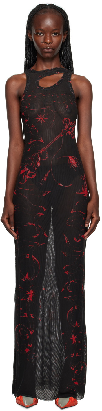 Ottolinger Black Cutout Maxi Dress Ottolinger
