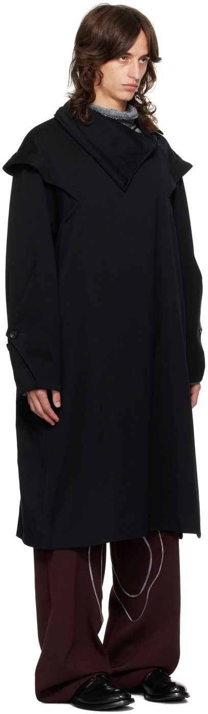 Kiko Kostadinov Black Bendix Coat Kiko Kostadinov