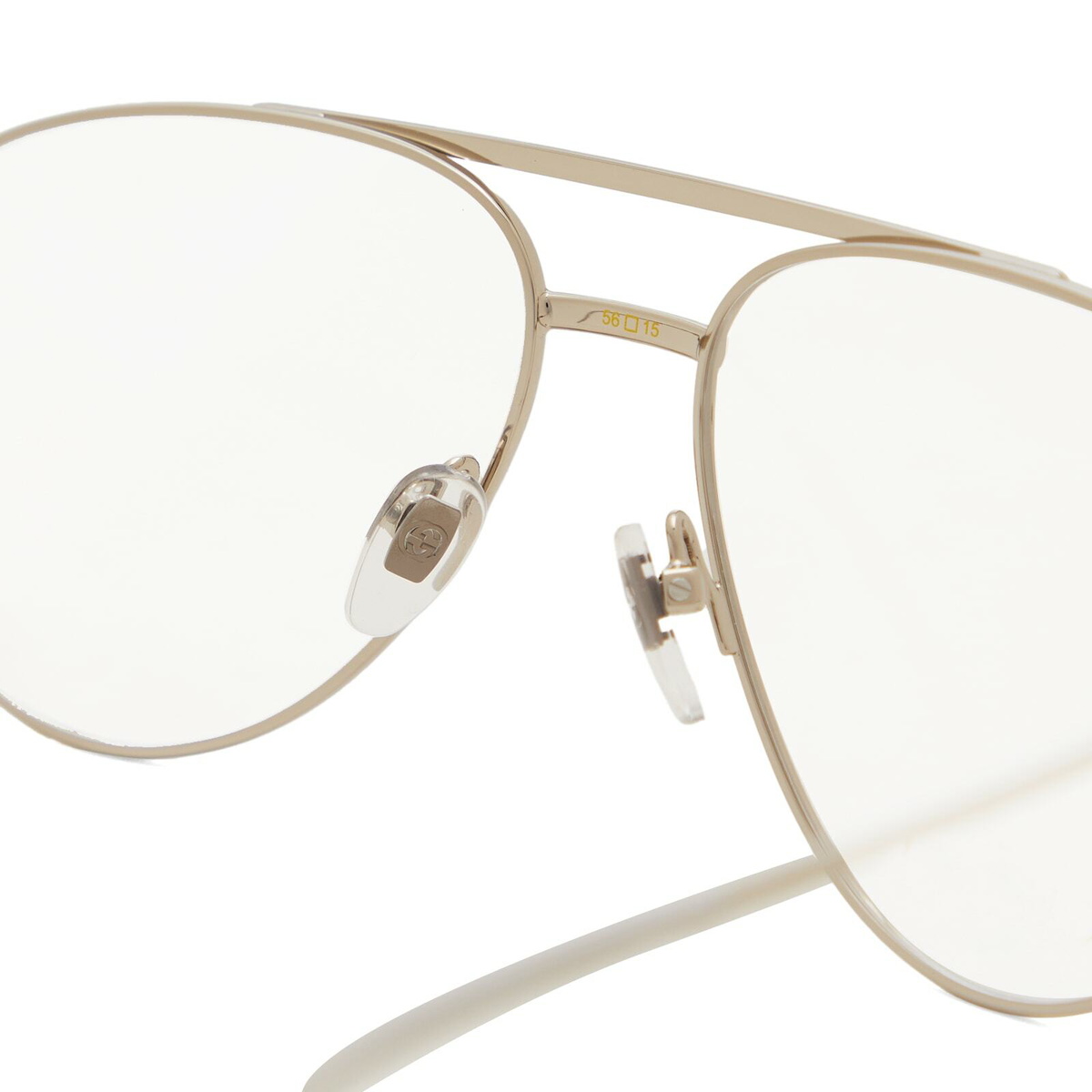 Gucci Men's GG1679O Optical Glasses in Silver/Transparent Gucci