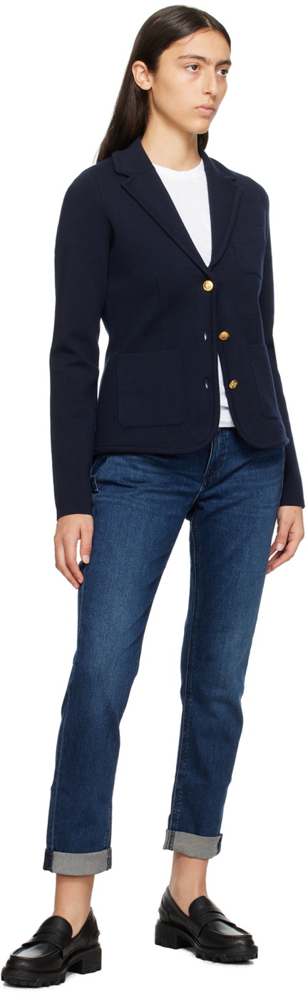 rag & bone Navy Alex Blazer Rag and Bone