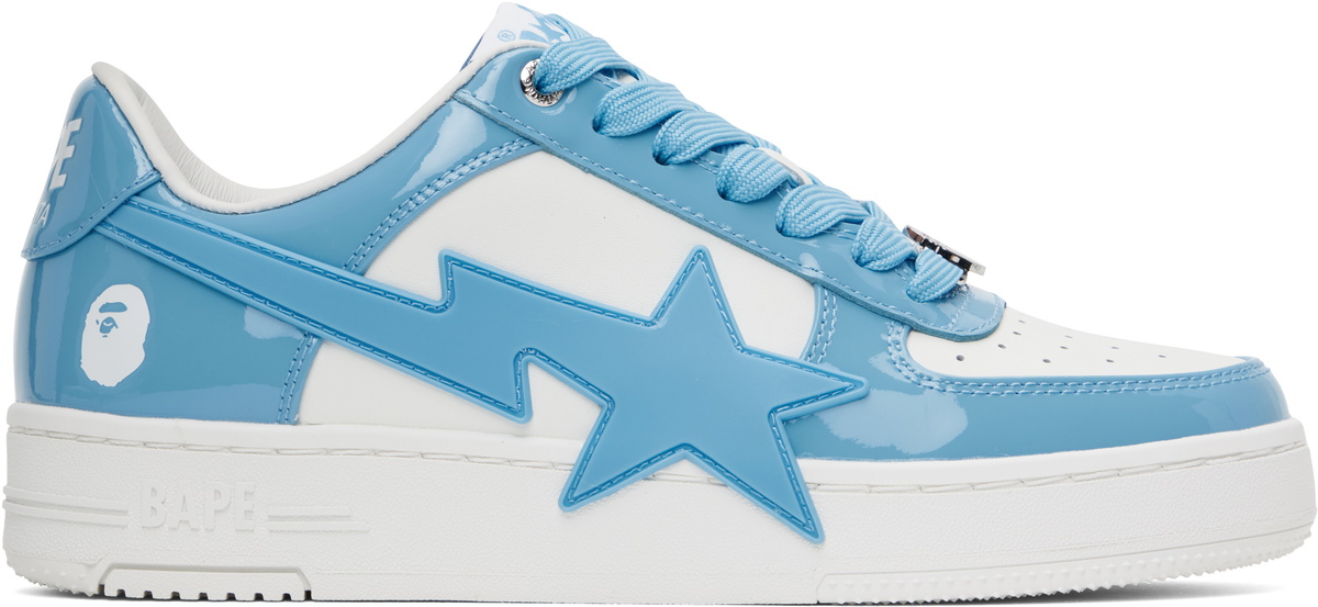 BAPE Blue & White BAPE STA OS #3 Sneakers A Bathing Ape