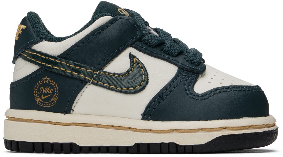 Nike Baby Green & Off-White Dunk Low Sneakers Nike