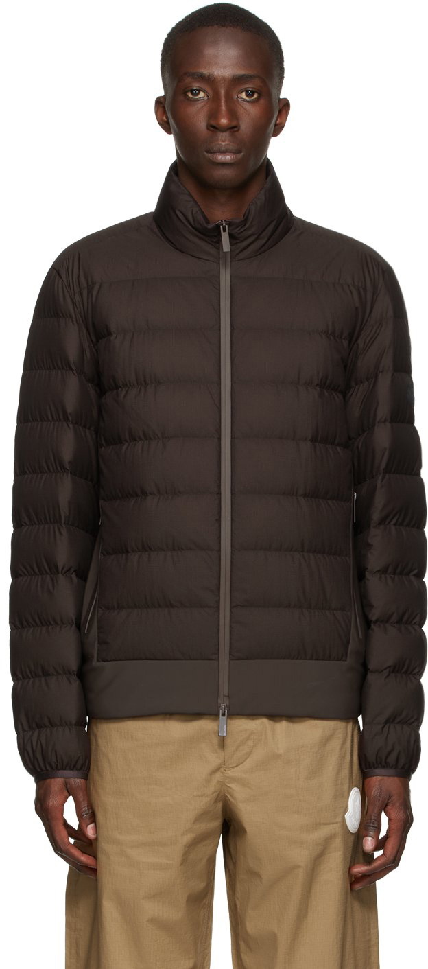 Moncler Brown Down Moguy Jacket Moncler