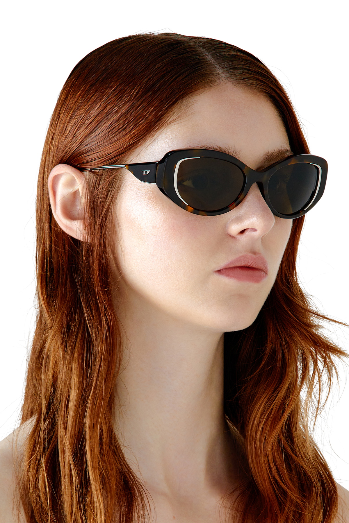 Diesel Cat-eye style sunglasses - Sunglasses - Unisex - Brown Diesel