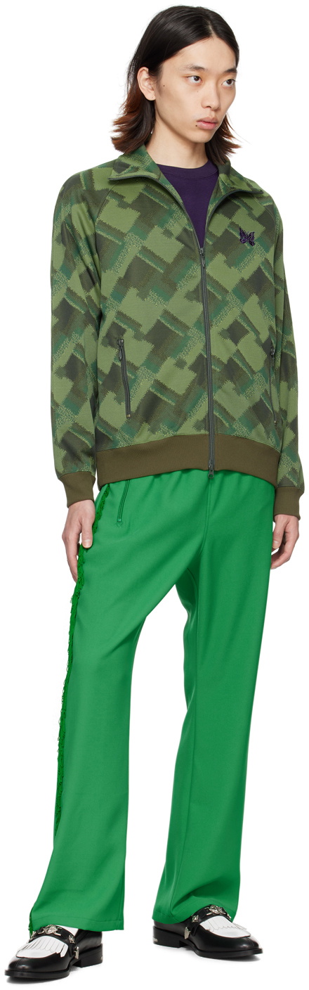 NEEDLES Green Zip Track Jacket Needles
