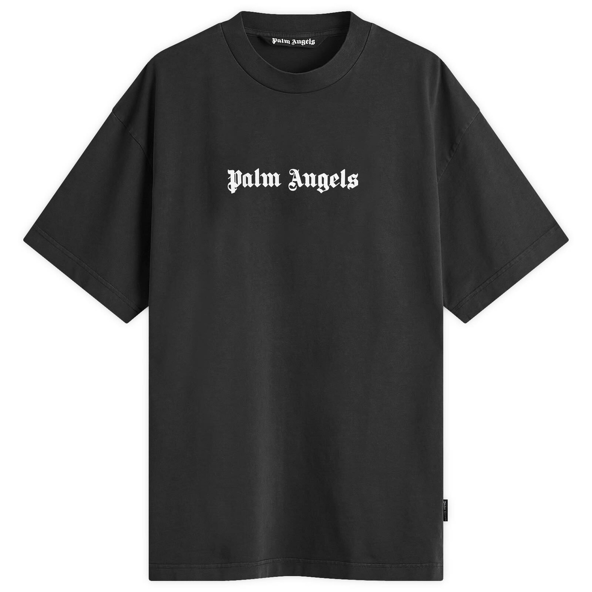 Palm Angels Men's Classic Logo Slim T-Shirt in Black Palm Angels