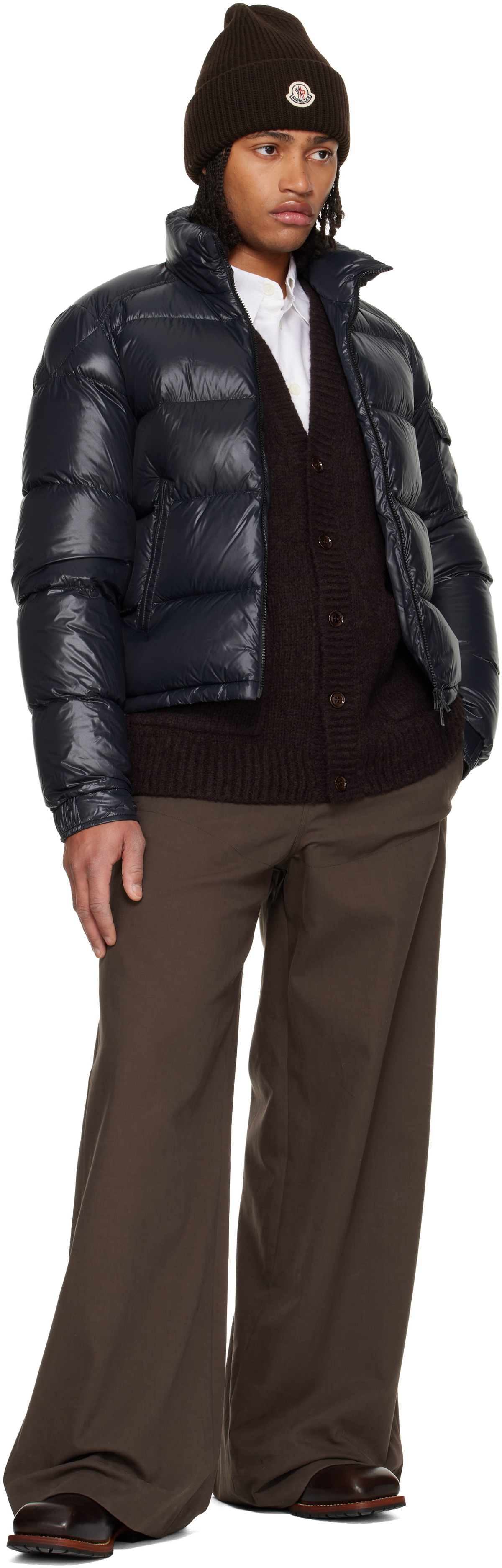 Moncler Black Levitha Short Down Jacket Moncler