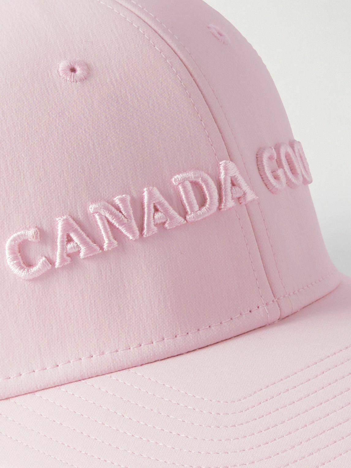 Canada Goose - Logo-Embroidered Cotton-Blend Canvas Baseball Cap - Pink ...