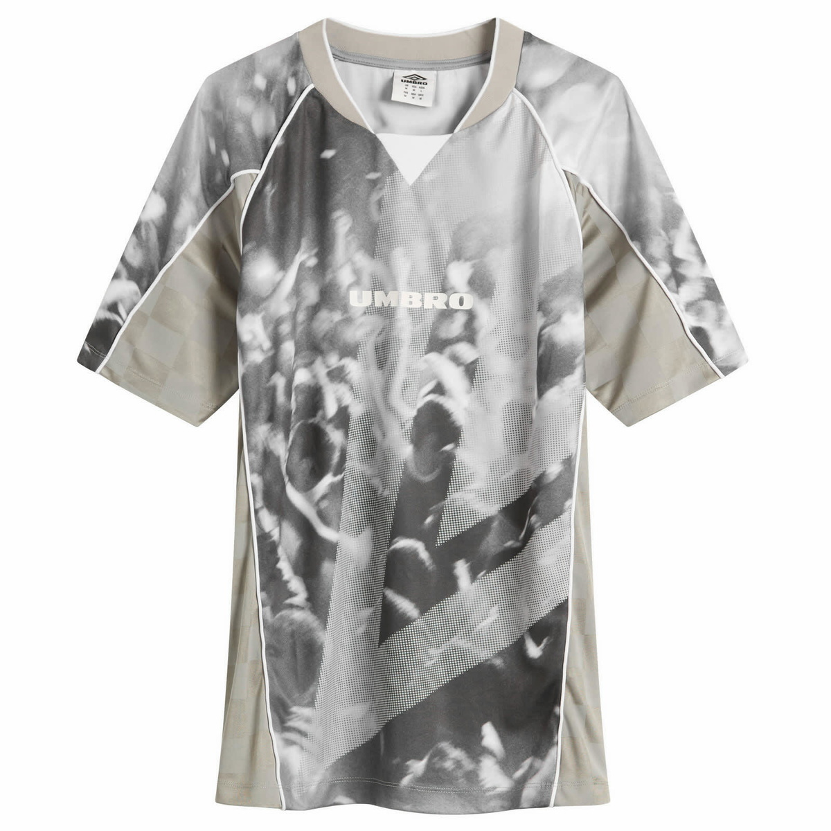 Umbro Men's Panelled Raglan Shirt in Harbor Mist Umbro