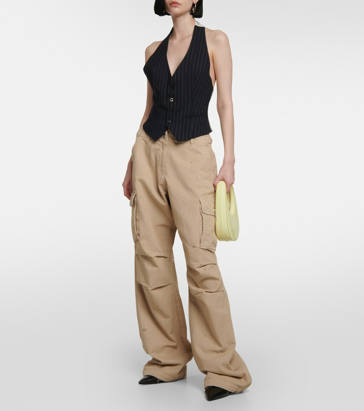 Coperni Adjustable wide-leg cargo pants Coperni