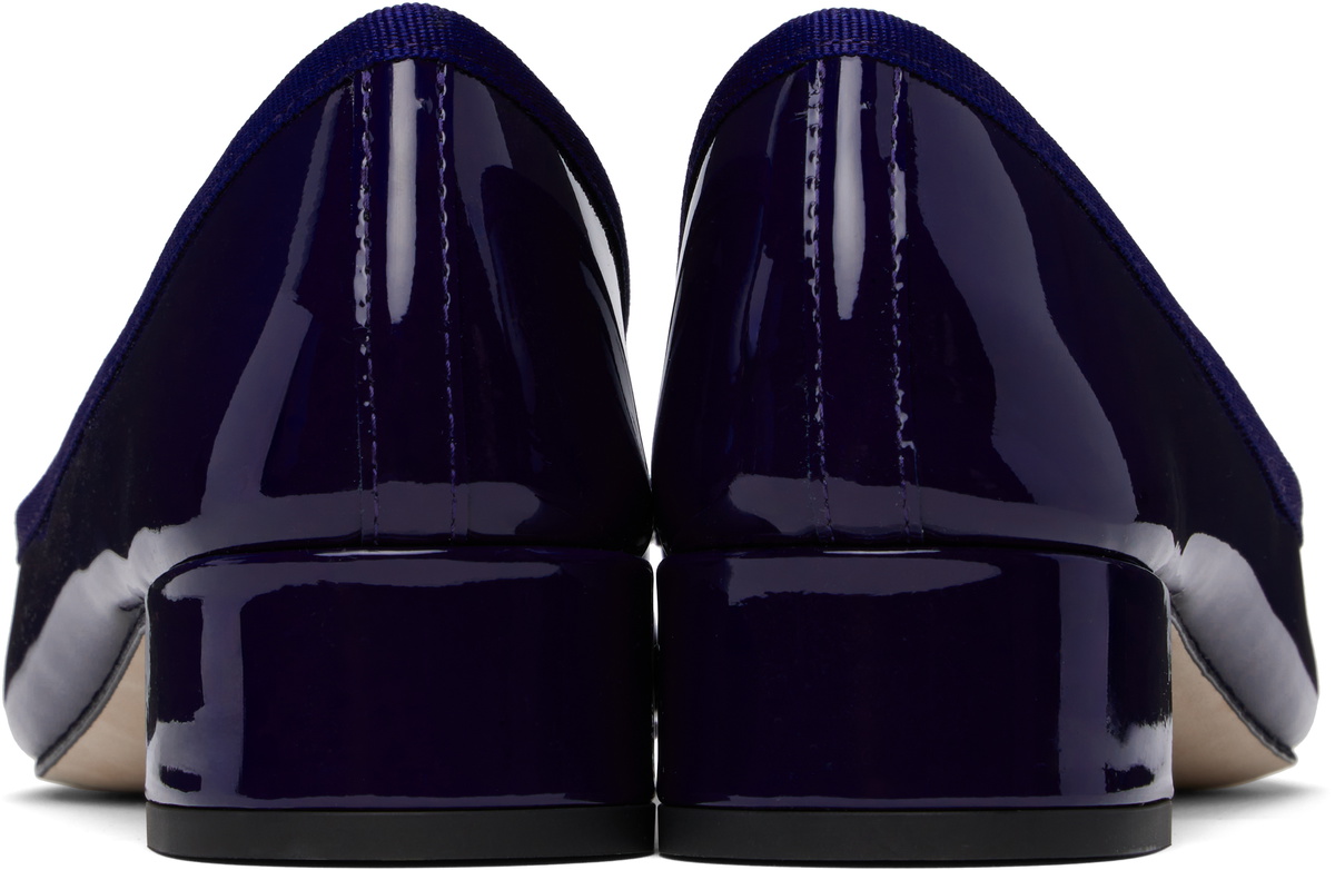 Repetto Navy Camille Heels Repetto