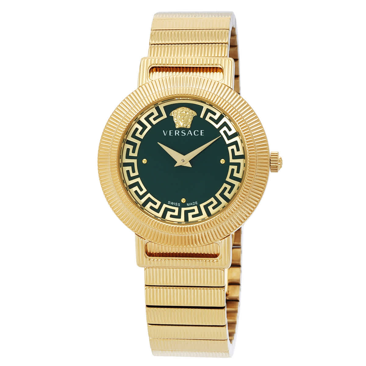 Versace Greca Quartz Green Dial Ladies Watch VE3D00522 Versace