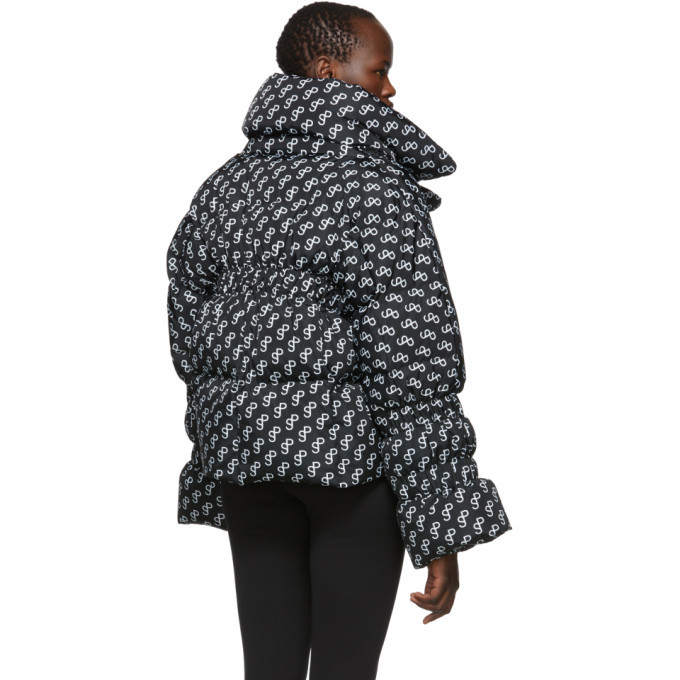 Saks Potts Black Down Logo Star Jacket Saks Potts