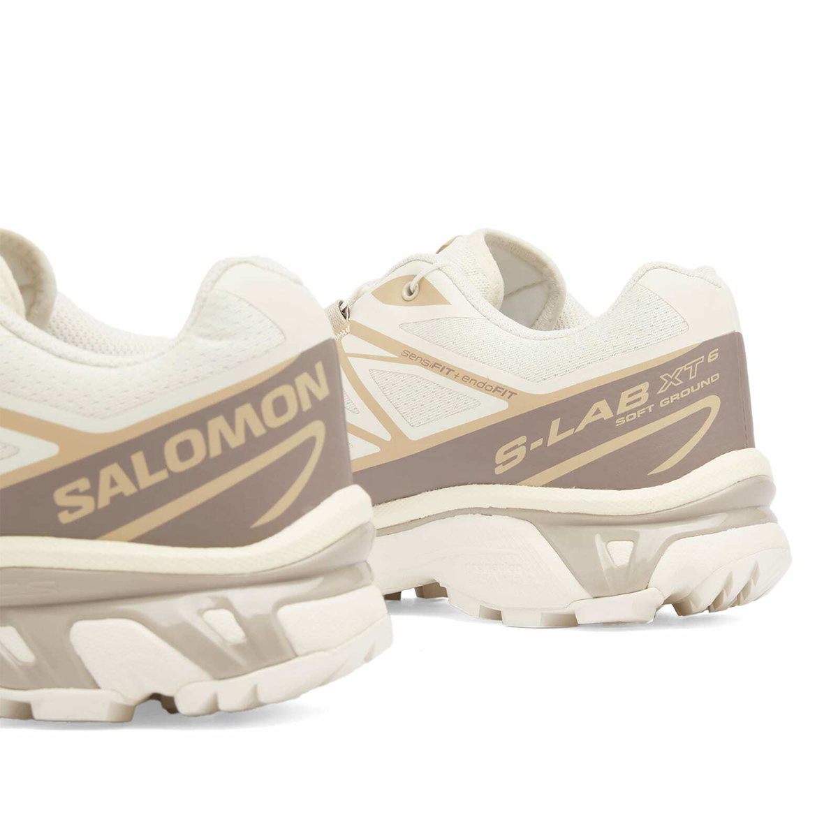 Salomon Xt-6 Sneaker in Vanilla Ice/Iron/Etherea Salomon