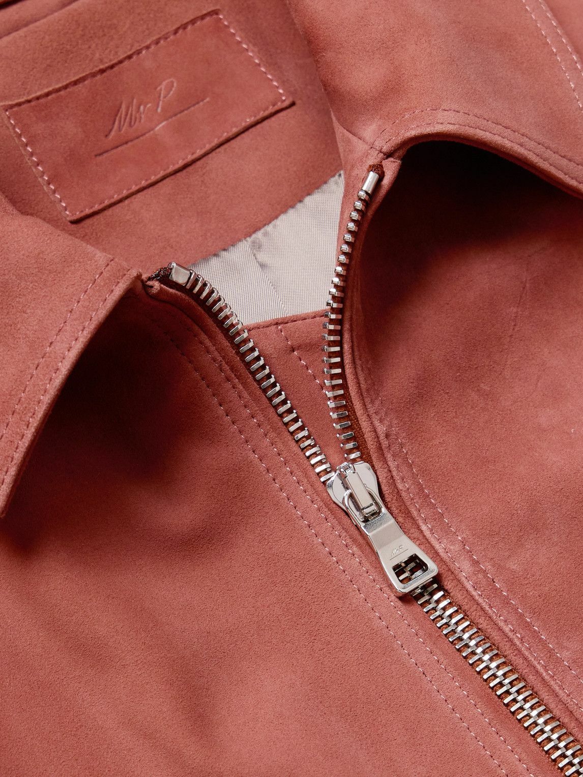 Mr P. - Suede Jacket - Red Mr P.