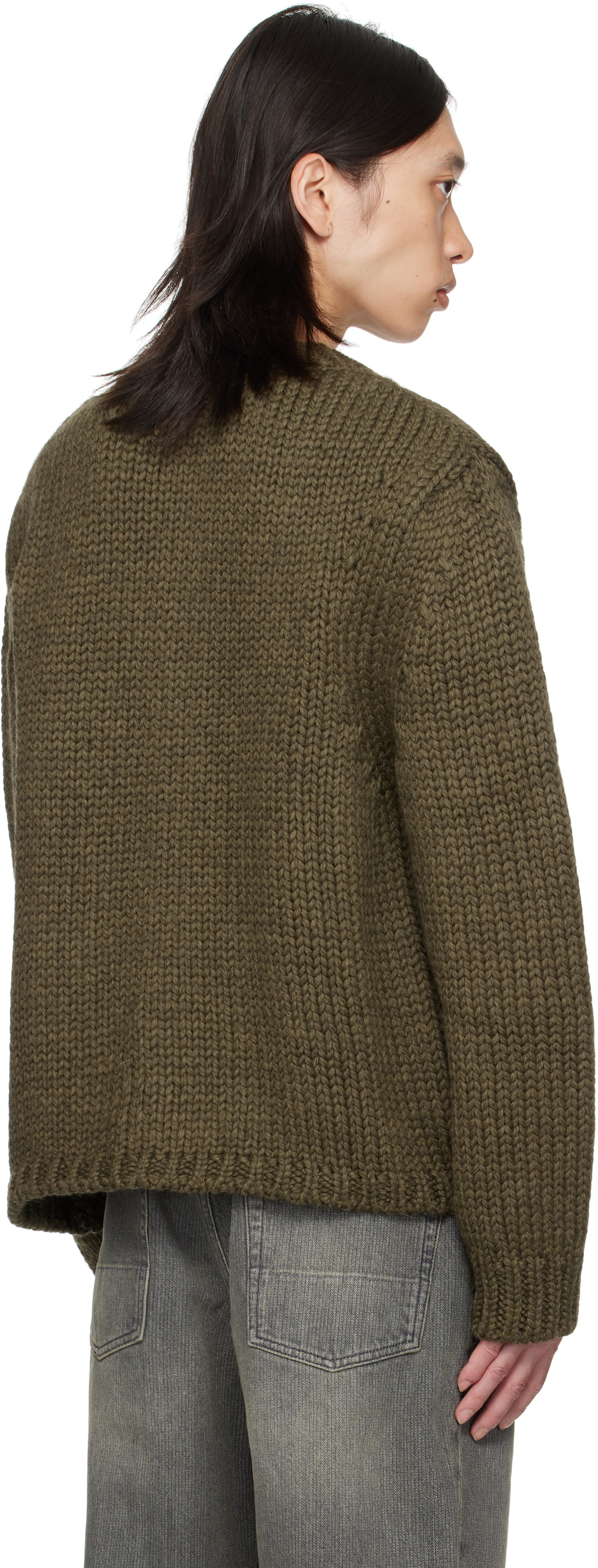 OUR LEGACY Khaki Over Cardigan Our Legacy