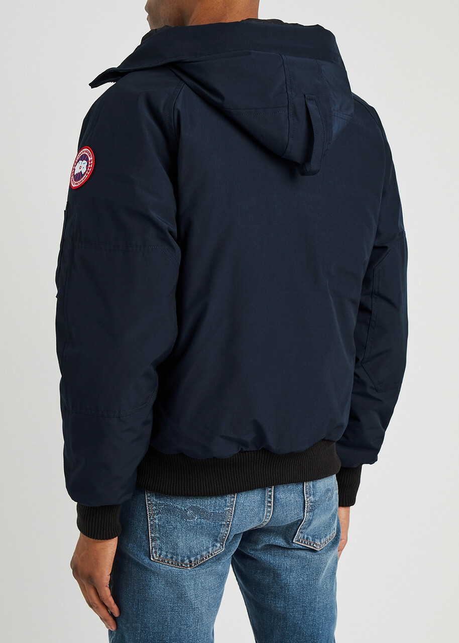 Canada Goose Chilliwack Navy Arctic-Tech Bomber Jacket, Navy, Bomber ...