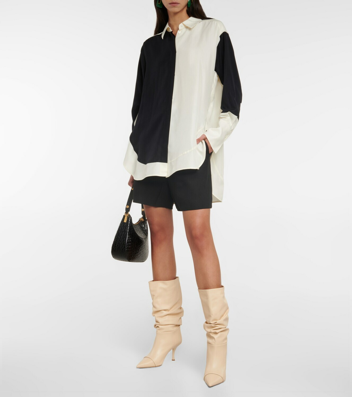 Malone Souliers Scrunched leather mid-calf boots Malone Souliers