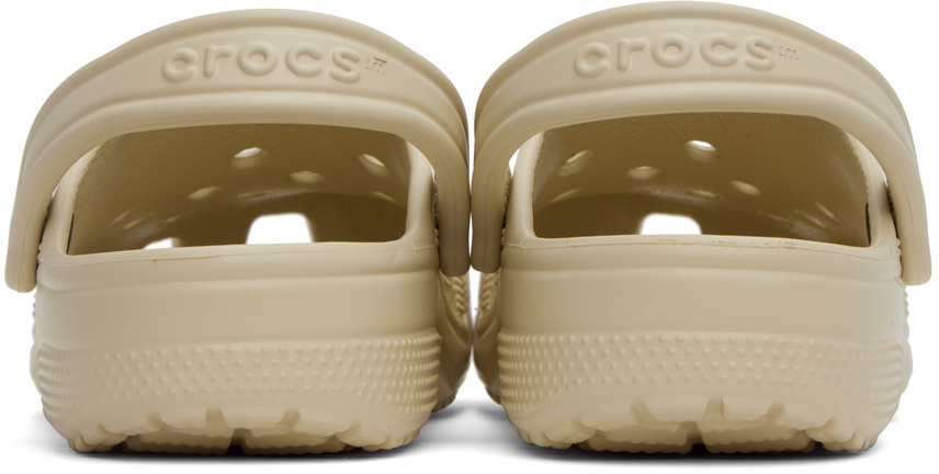 Crocs Beige Classic Clogs Crocs