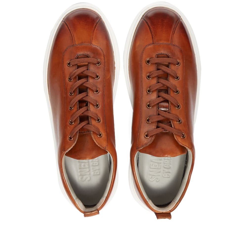 Grenson Men's Sneaker 30 Sneakers in Tan Hand Painted Calf Grenson