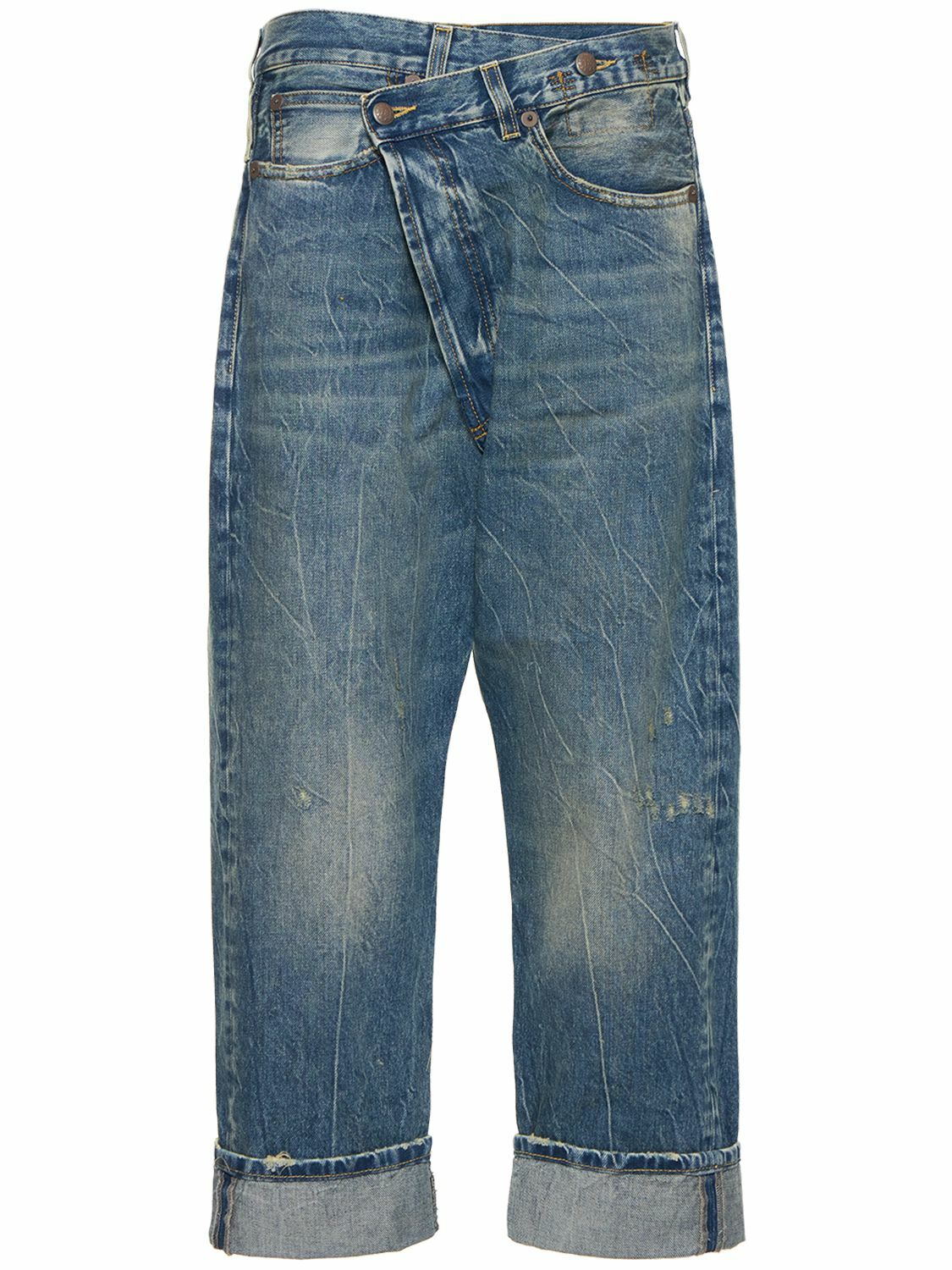 R13 Cross Over Straight Jeans R13