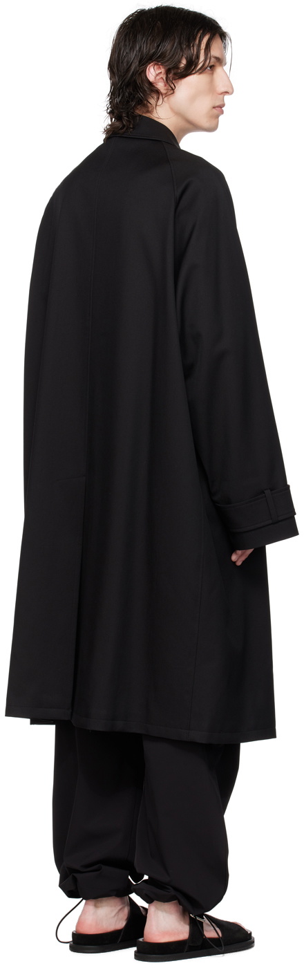 Studio Nicholson Black Buttoned Coat Studio Nicholson