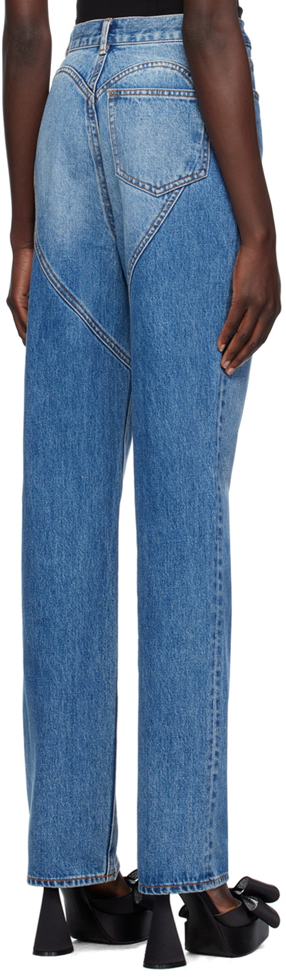 AREA Blue Crystal Jeans AREA