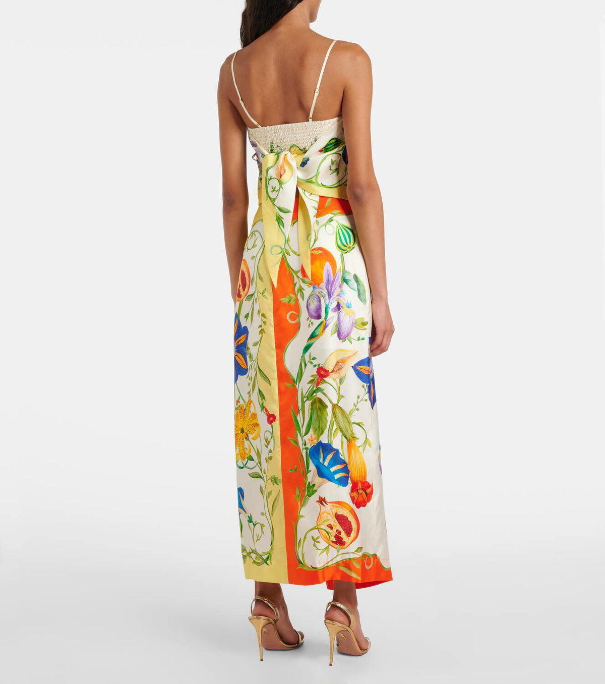 Alémais Casa floral silk top ALÉMAIS