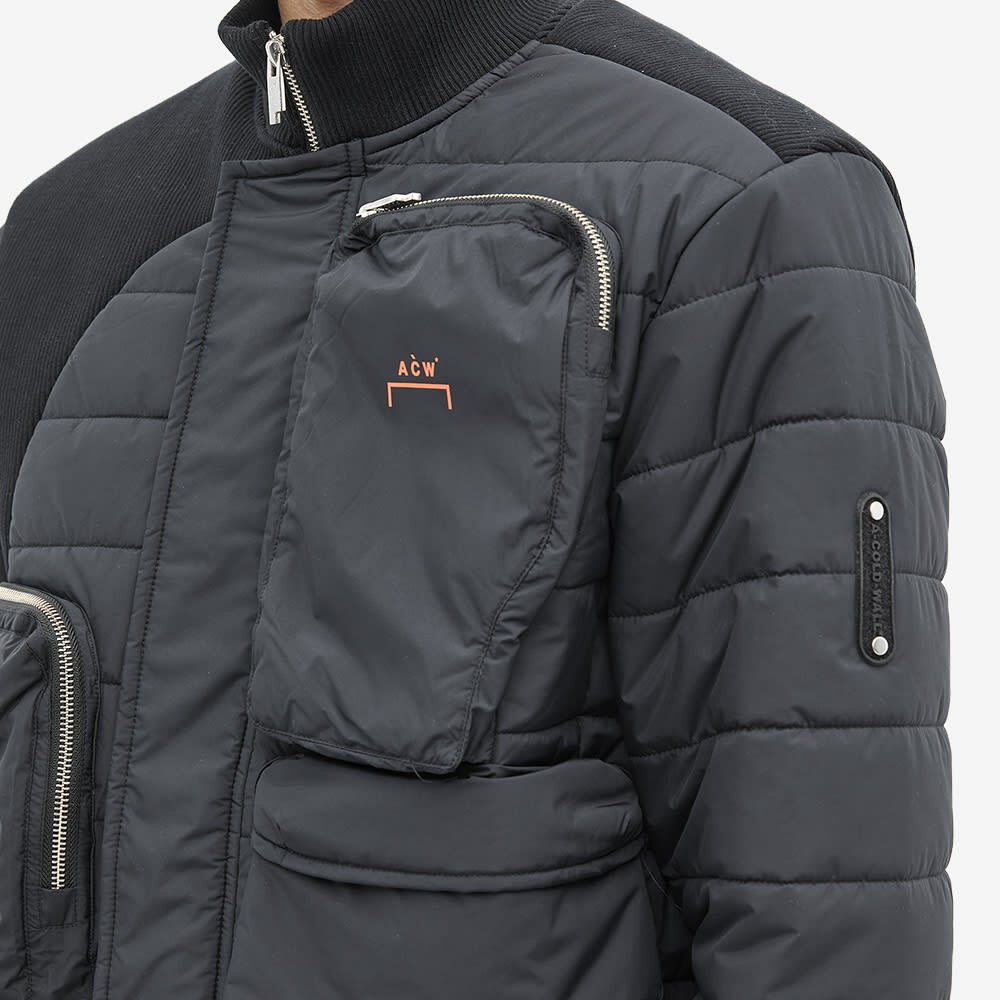 A-COLD-WALL* Men's Asymmetric Padded Jacket in Black A-Cold-Wall*