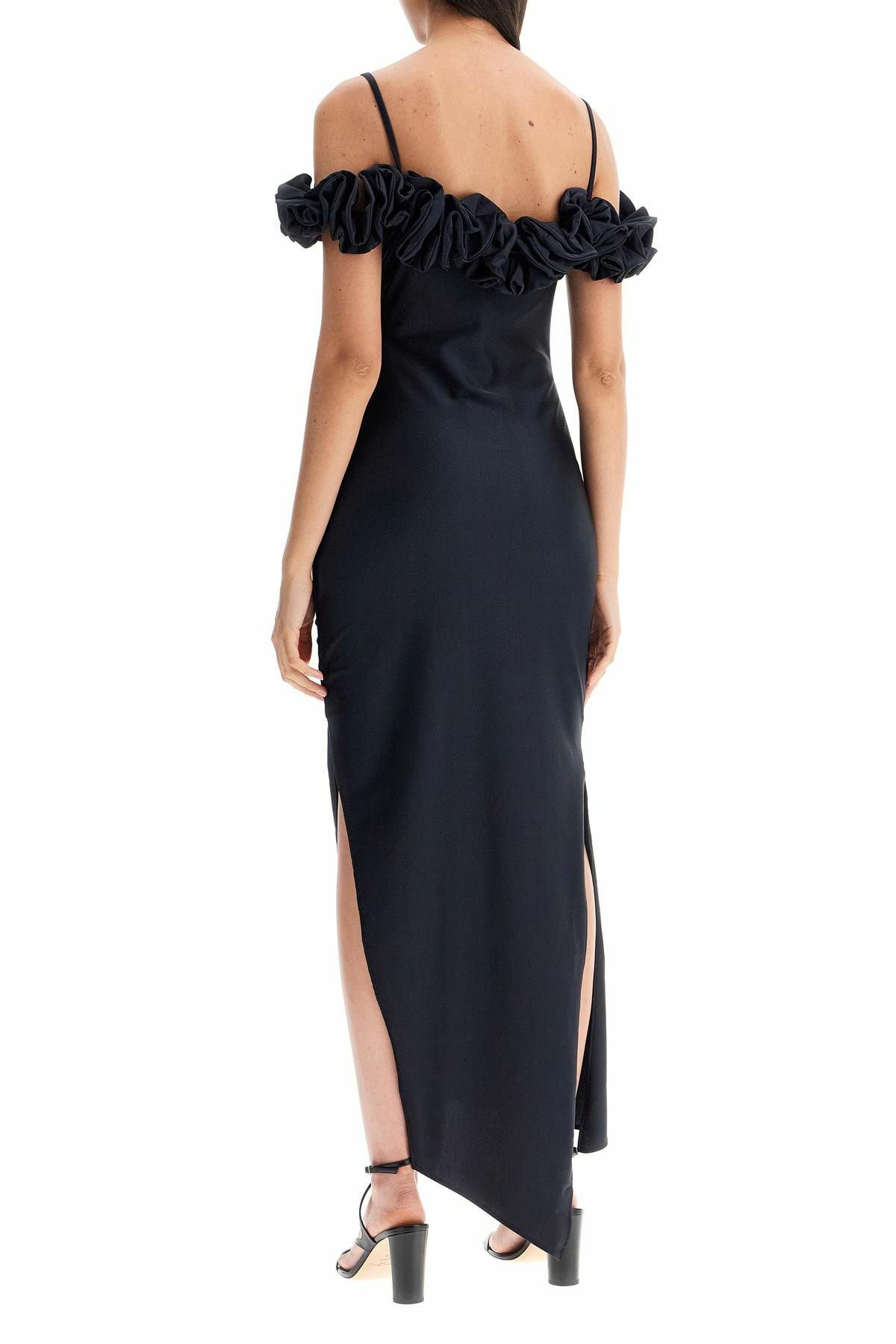 COPERNI maxi dress with ruffles Black Coperni