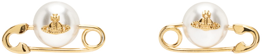 Vivienne Westwood Gold Jordan Earrings Vivienne Westwood