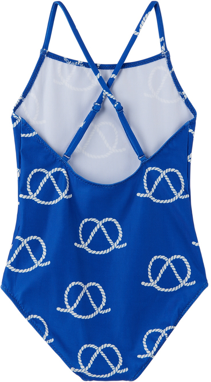 Bobo Choses Kids Blue Sail Rope One-Piece Swimsuit Bobo Choses