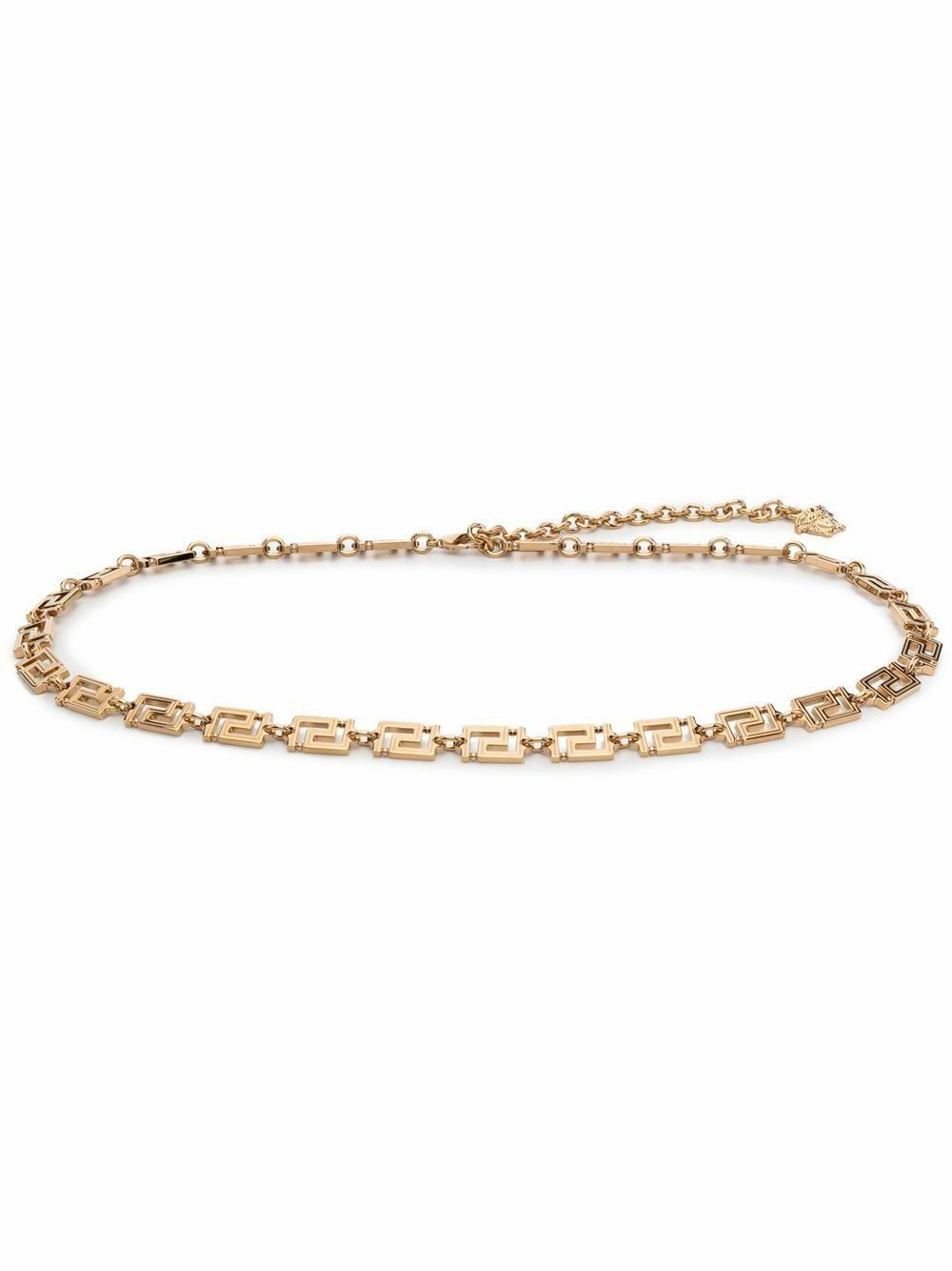Versace Gold-Tone Greca Chain Belt Versace