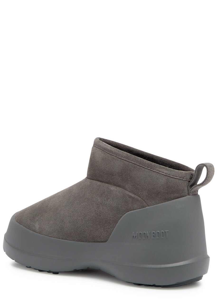 Moon Boot Luna Suede Ankle Boots Grey Moon Boot