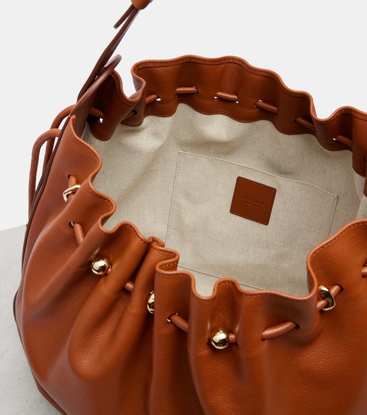 Zimmermann Halcyon Large leather bucket bag Zimmermann