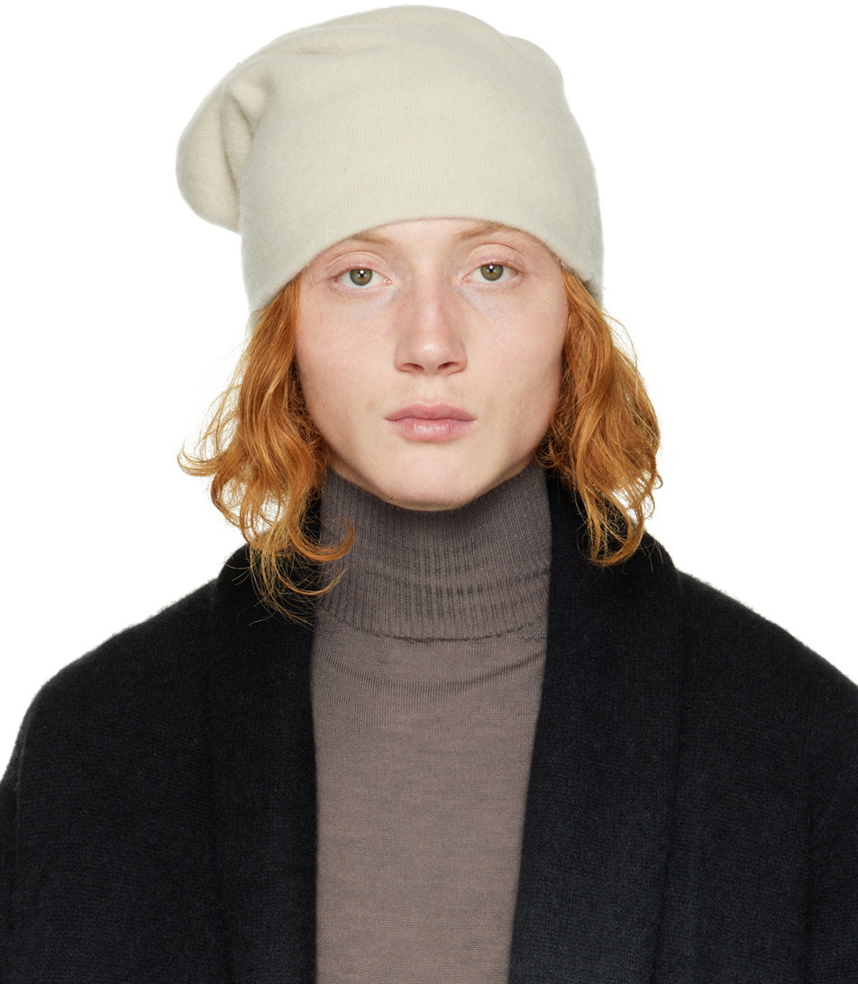 Frenckenberger Beige Cashmere Beanie Frenckenberger