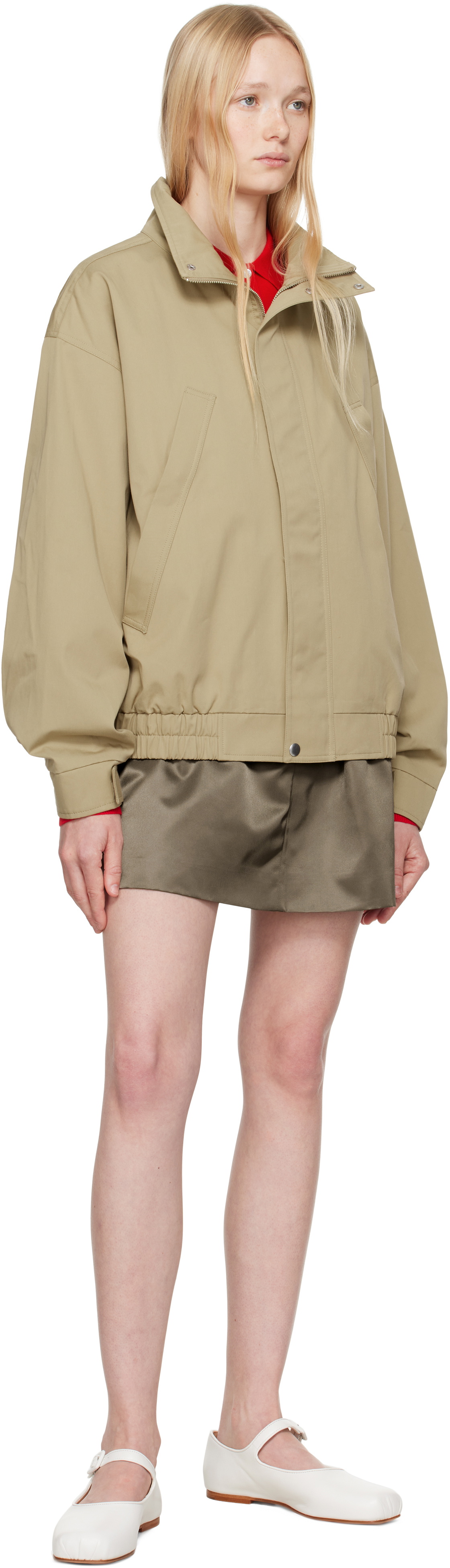 Sandy Liang Beige Papas Jacket Sandy Liang