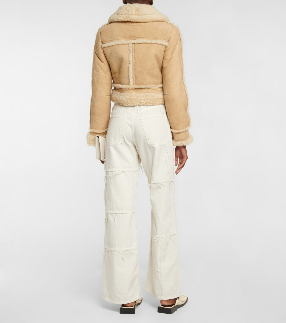 Acne Studios - Cropped shearling jacket Acne Studios