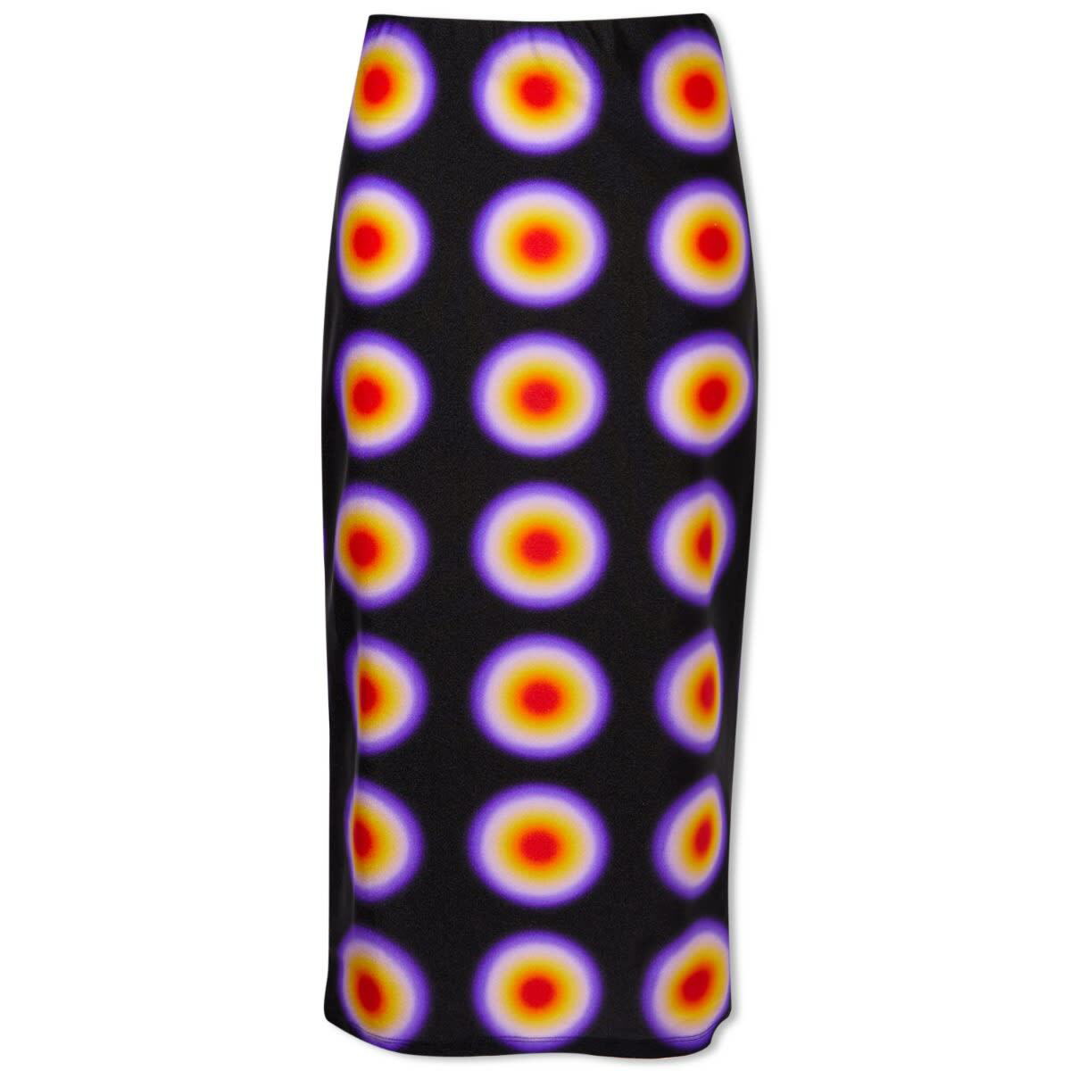 Sportmax Women's Gestro Long Midi Skirt in Black Sportmax