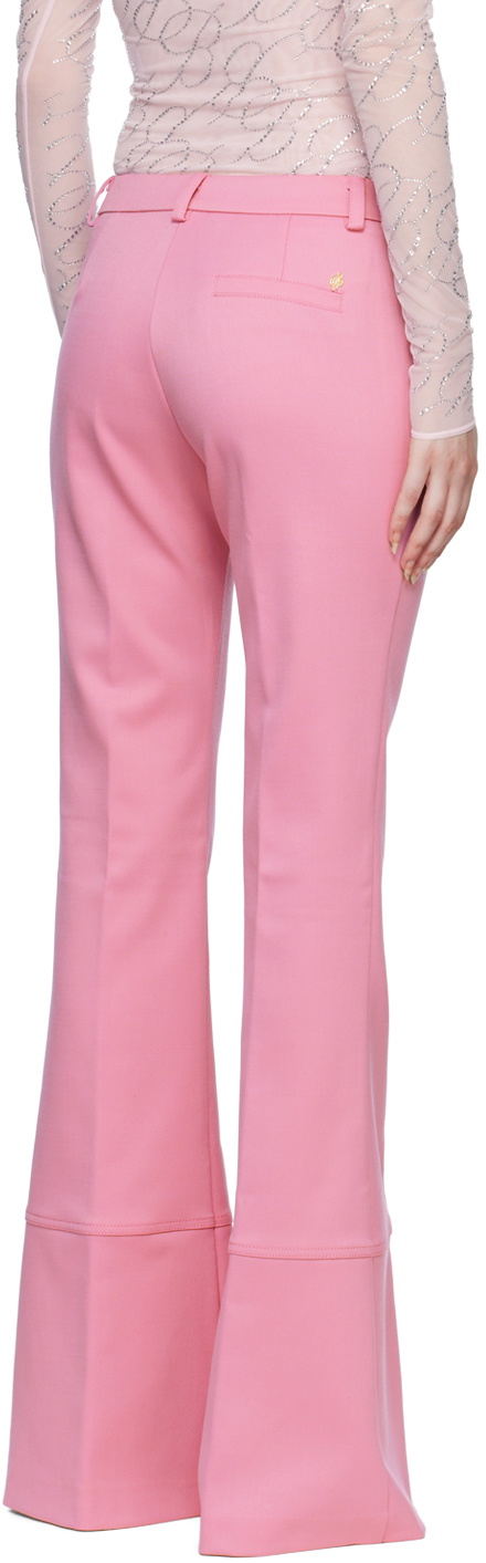 Blumarine Pink Flared Trousers Blumarine