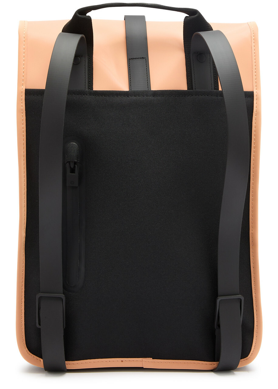 Rains Mini Rubberised Backpack - Peach - One Size Rains