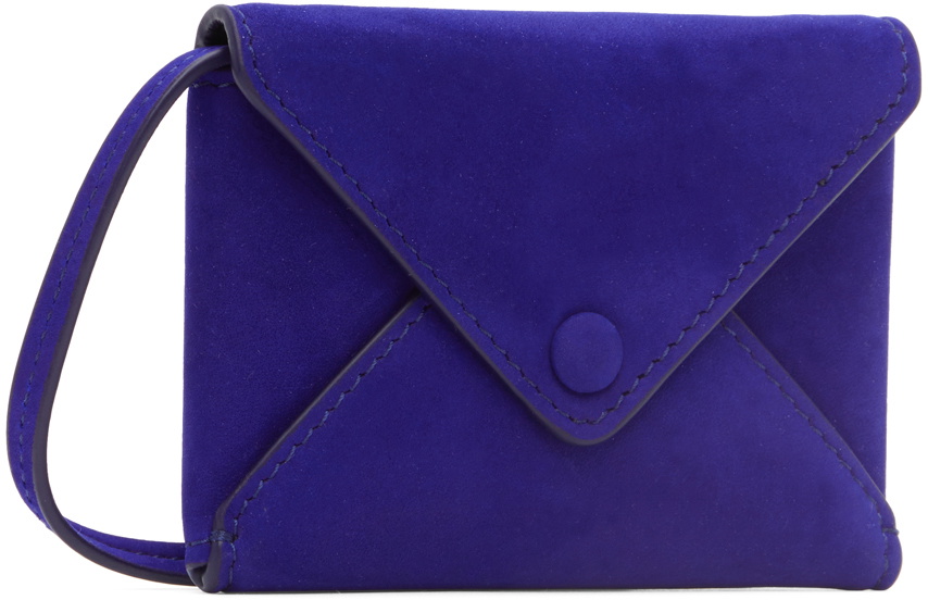 The Row Blue Mini Envelope Pouch The Row