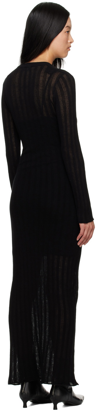 THIRD FORM Black Line Up Maxi Dress THIRD FORM