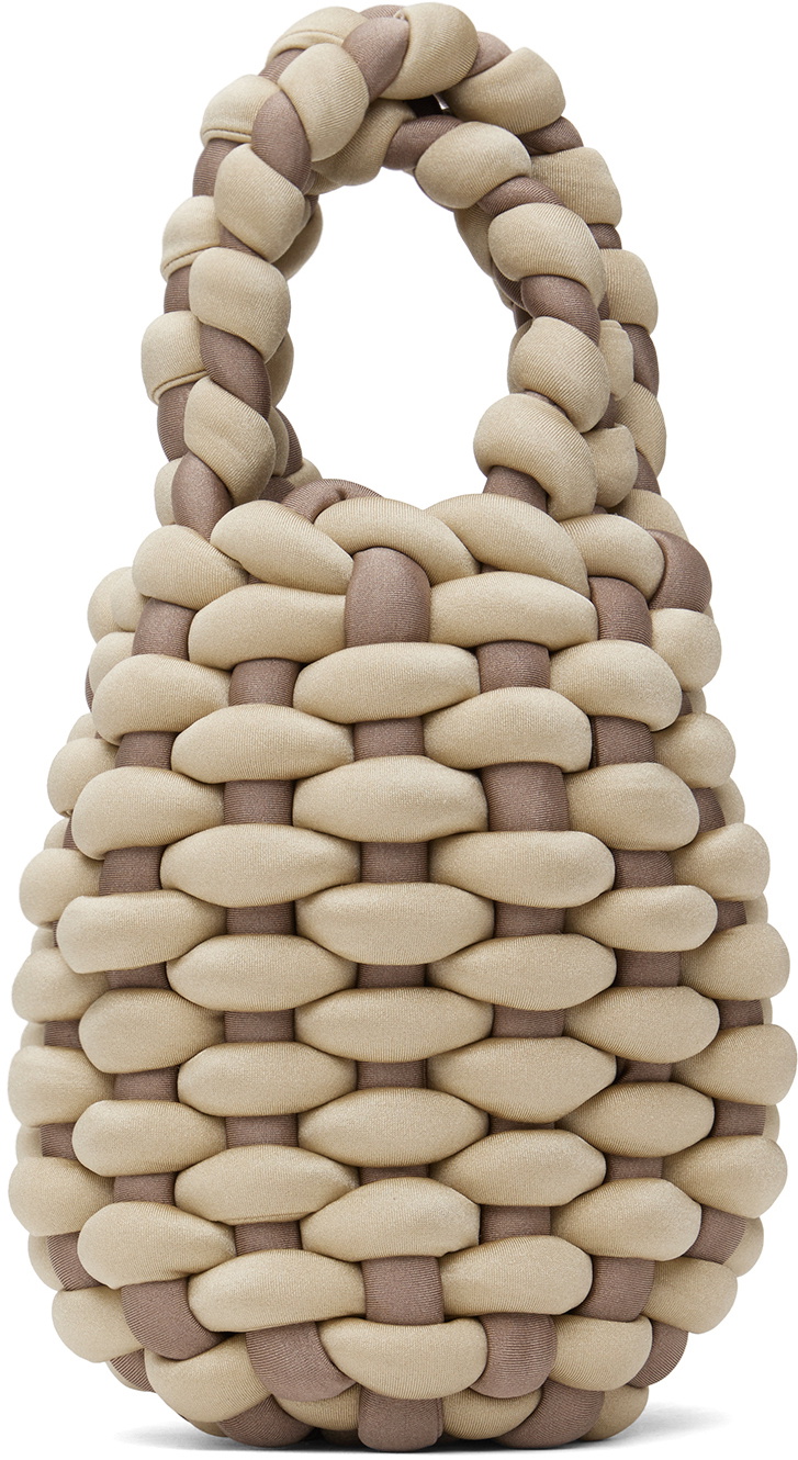 Isa Boulder SSENSE Exclusive Gold & Brown Bullet Bag Isa Boulder