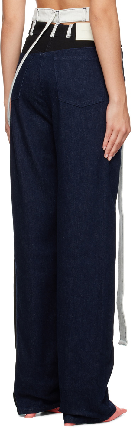 Ottolinger Blue Triple Wrap Jeans Ottolinger