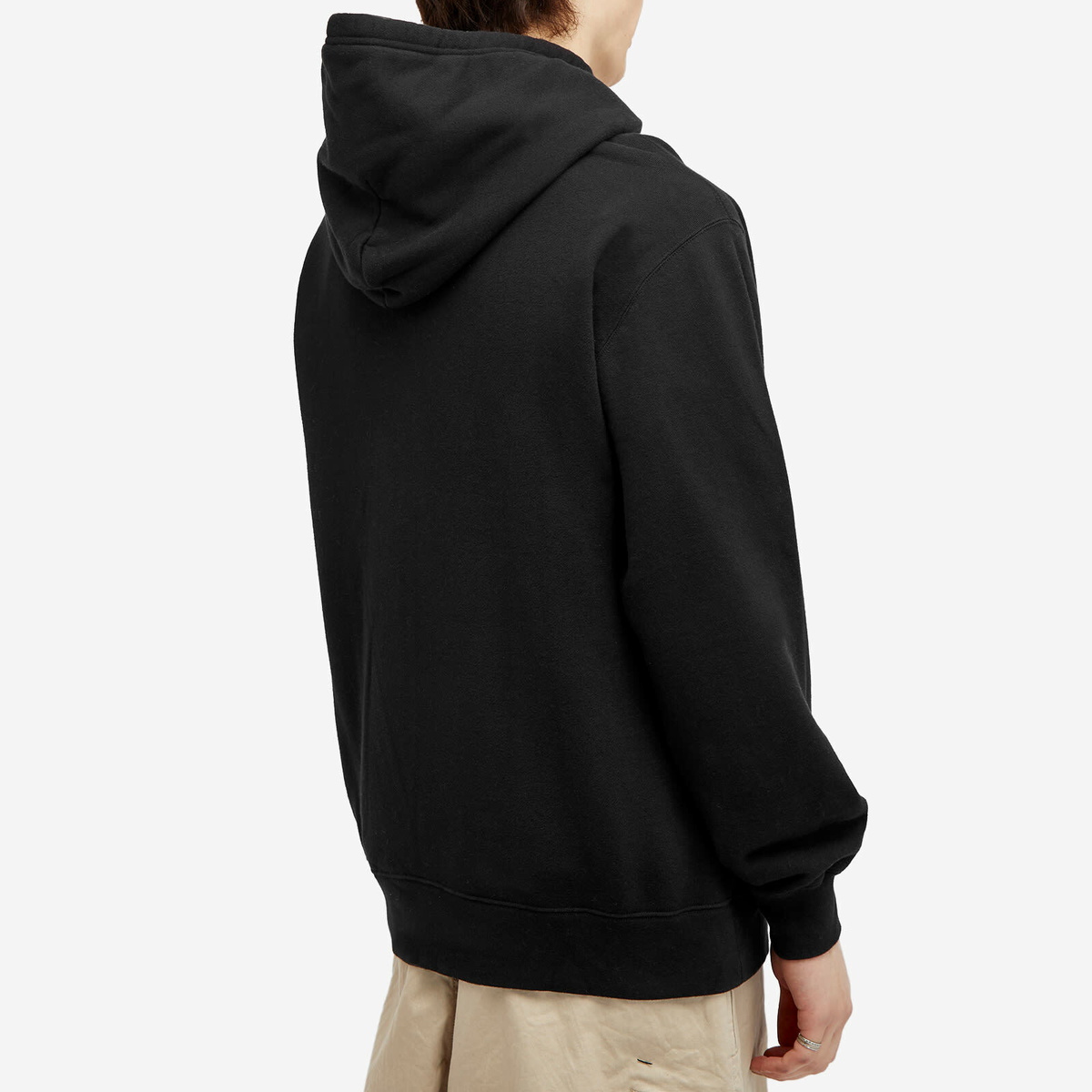 Beams Plus Men's Pullover Hoodie in Black Beams Plus
