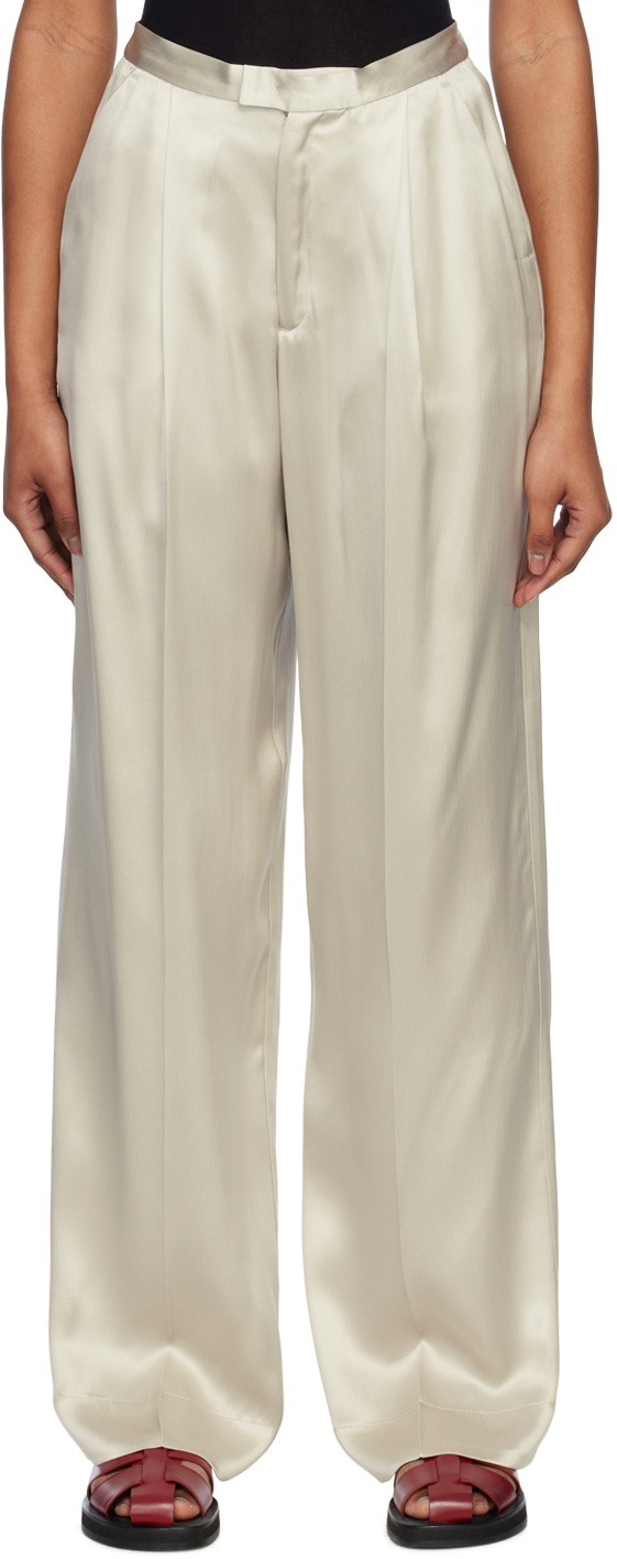 BITE Off-White Frame Trousers BITE