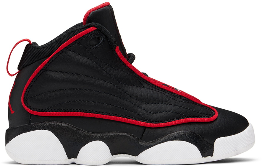 Nike Jordan Kids Black & Red Jordan Pro Strong Little Kids Sneakers ...